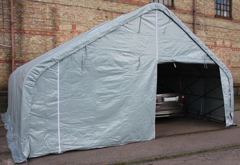 Garasjetelt 6x6m 620g/m² PVC - www.garasje-bobiltelt.no